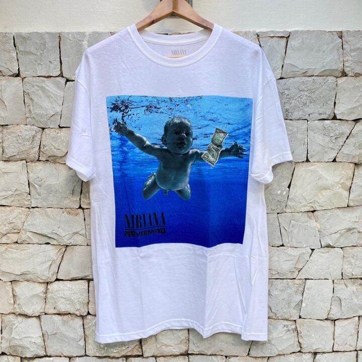 ***มี XXL พร้อมส่ง*** เสื้อวง NIRVANA NEVERMIND ของแท้ รับประกันS-5XL ...