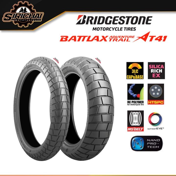 Bridgestone AT41 ยาง สำหรับ BMW R1200GS / Honda XADV / Suzaki / Yamaha ...