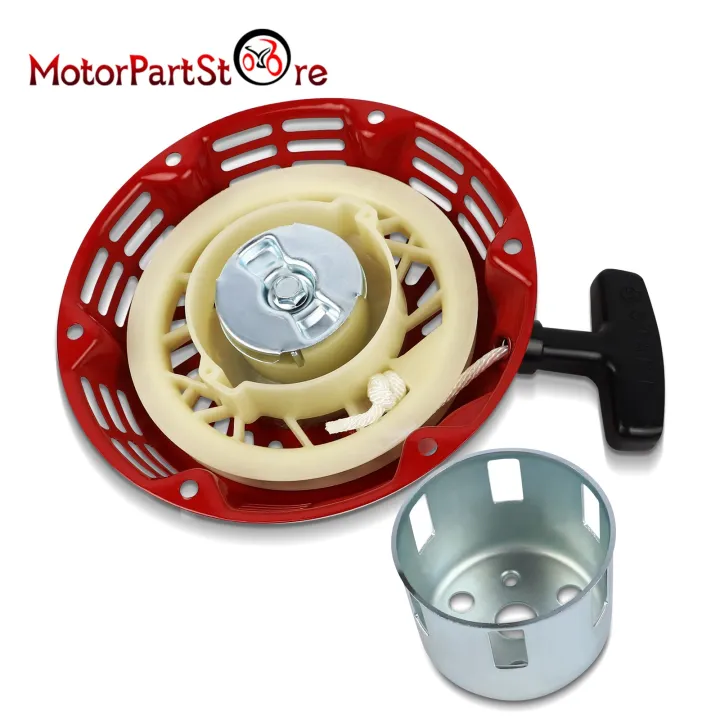Pull Start Starter Recoil With Return Flange Cup For Honda GX120 GX160 ...