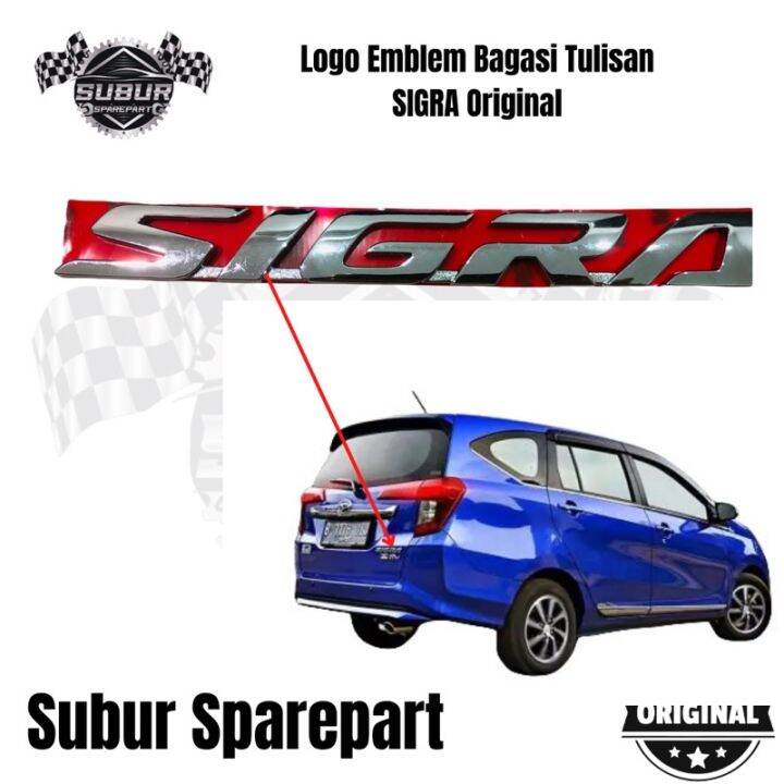 Logo Emblem Bagasi Tulisan SIGRA Original | Lazada Indonesia
