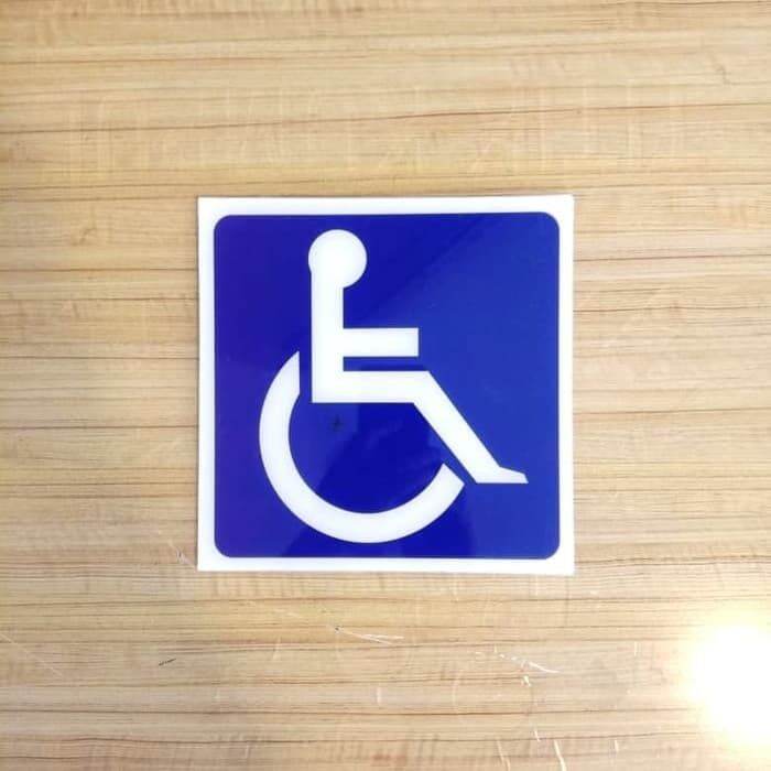 SIGN STICKER DISABILITAS UK 20X20CM K3 RAMBU SAFETY stiker | Lazada ...