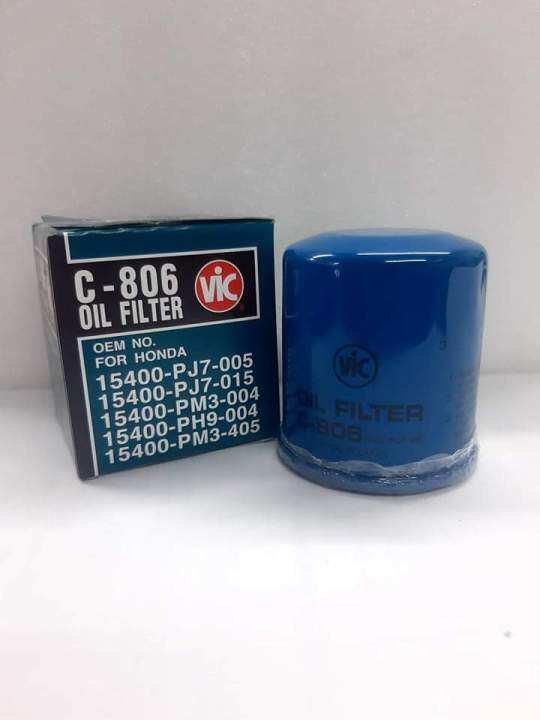 VIC OIL FILTER C-806 for HONDA CIVIC, CITY, JAZZ | Lazada PH