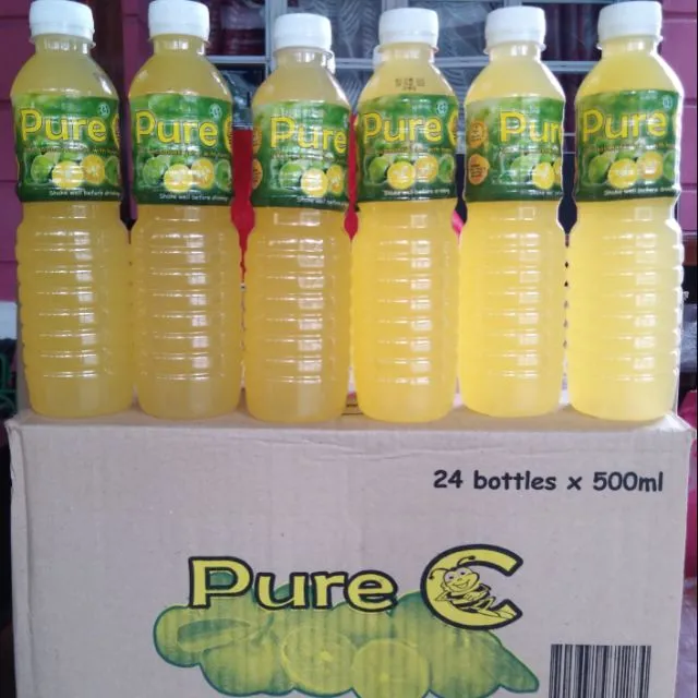 BEST SELLER!!! 1 BOX/24PCS Pure C ready to drink 500ML calamansi with ...