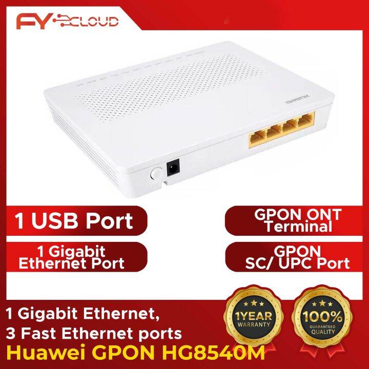 GPON Huawei HG8540M 1 Gigabit Ethernet, 3 Fast Ethernet ports│1x RJ45 ...