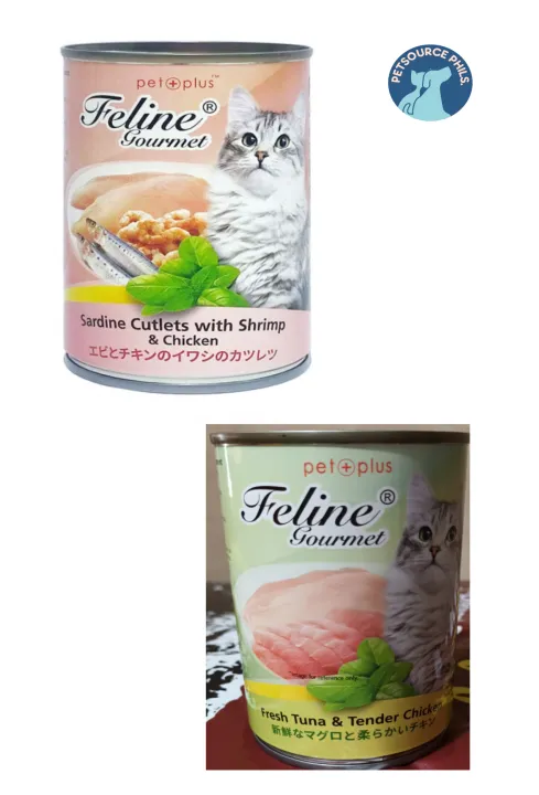 PETSOURCE PET PLUS FELINE GOURMET 400G CAT WET FOOD | Lazada PH