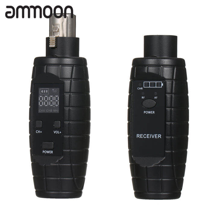 [ammoon] UHF Wired to Wireless Microphone Converter Micphone ...