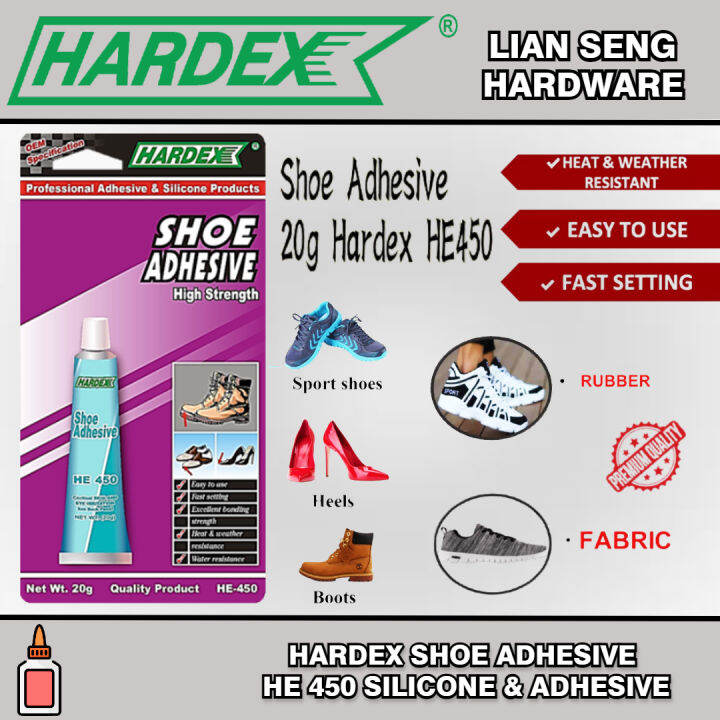 HARDEX SHOE ADHESIVE 20G HE-450 SILICONE & ADHESIVE 🧪 | Lazada