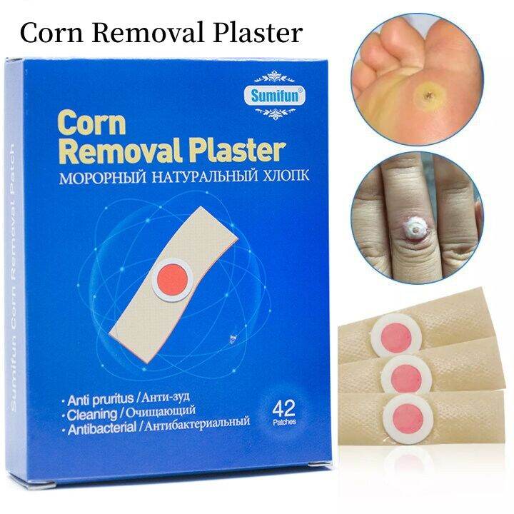 42pcs Corn Removal Calluses Plantar Warts Thorn Pain Relief Curative ...
