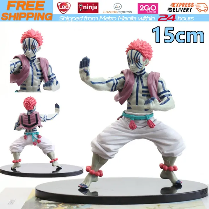 Demon Slayer Anime Figures Akaza Komaji PVC Toys Model Kimetsu No Yaiba ...