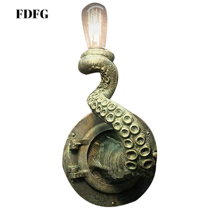 FDFG Retro Octopus Electric Light Tentacle Monsters With Bulbs Hanging ...