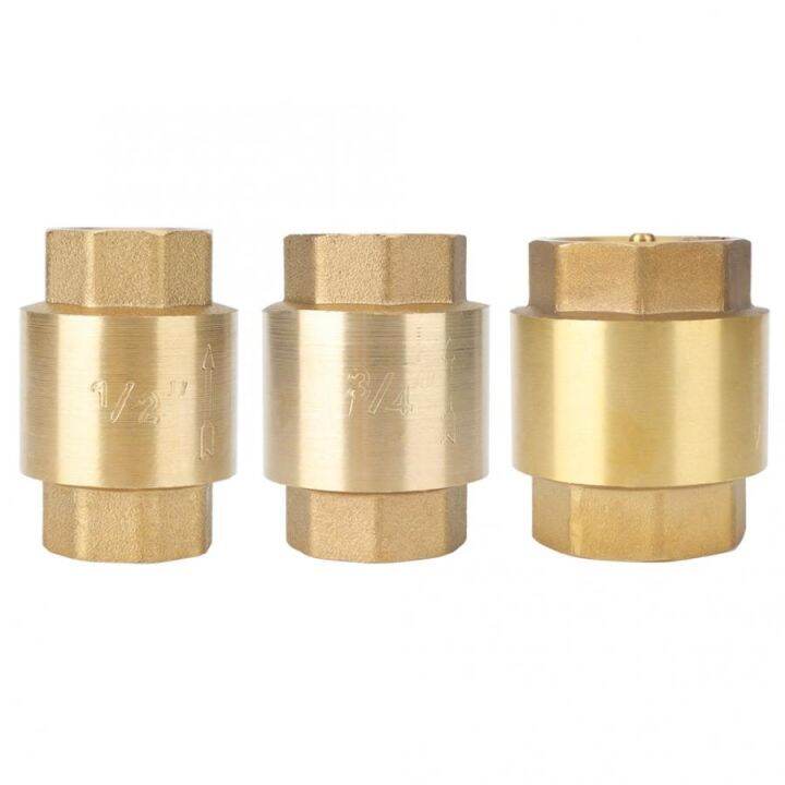 ♣♦♈ 1 PCS Threaded Check Valve High Accuracy Brass Check Valve One Way ...