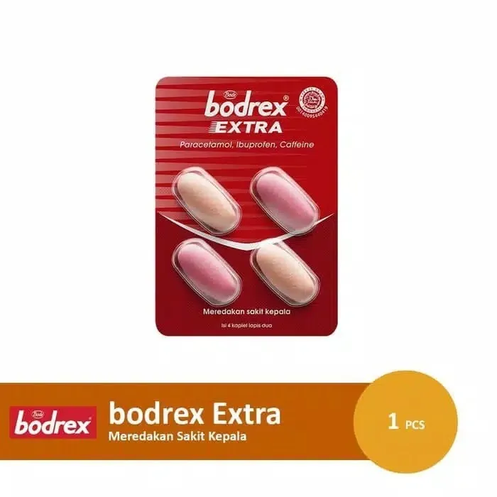 Bodrex extra strip isi 4 tablet | Lazada Indonesia