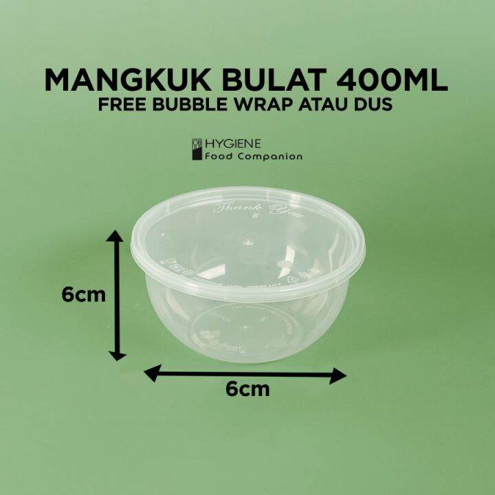Thinwall Bulat 400 Ml Plastik | Lazada Indonesia