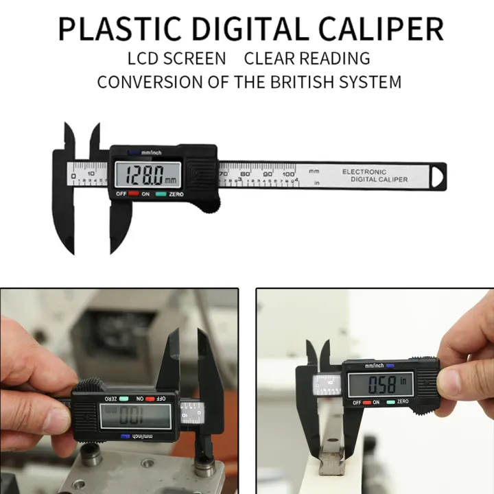 Electronic Digital Caliper Vernier Digital Stainless Steel Body Metal ...