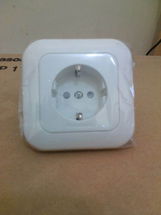 Stop Kontak Panasonic WEJP1121-7 CP Dengan Pengaman | Lazada Indonesia