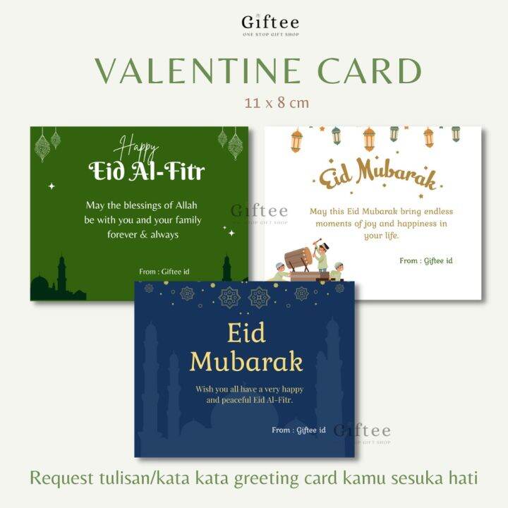 GREETING CARD CUSTOM KARTU UCAPAN UKURAN 11 X 8 CM PACAR TEMAN SAHABAT ...