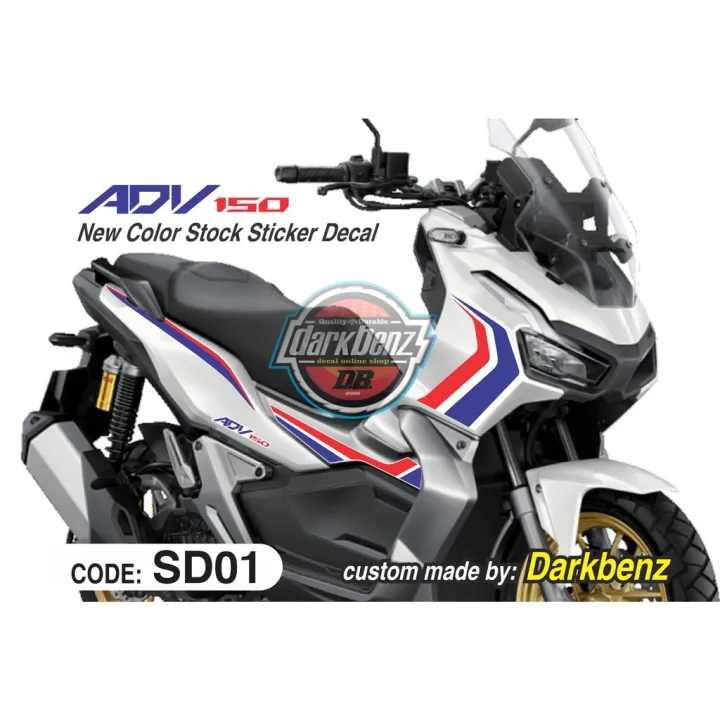 HONDA ADV 150 NEW COLOR CONCEPT STOCK STICKER DECAL | custom made by ...