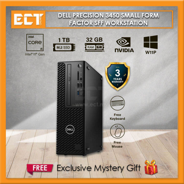 Dell Precision 3450 Small Form Factor SFF Workstation (i5-11600 4.80Ghz ...