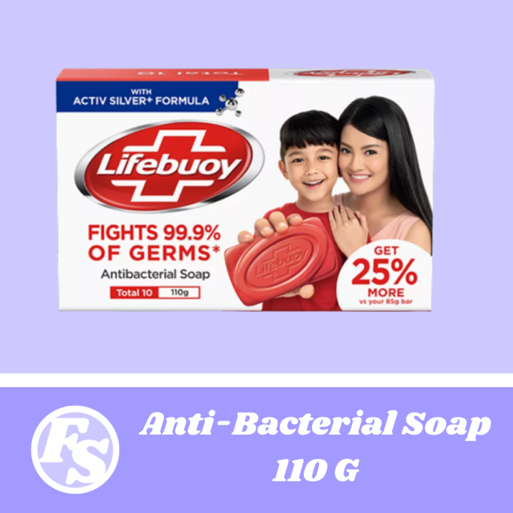 Lifebuoy Total 10 Anti-Bacterial Soap 110g | Lazada PH