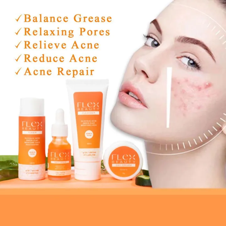 Flex Beauty Organic Acne Treatment Set | Lazada PH