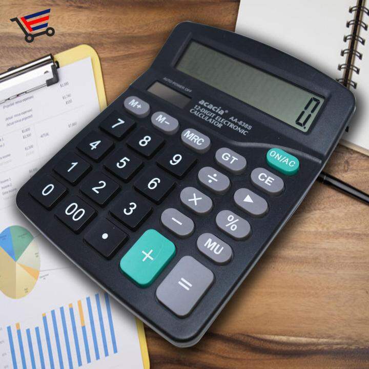 Acacia AA-838S 12-Digit Electronic Digital Calculator | Lazada PH