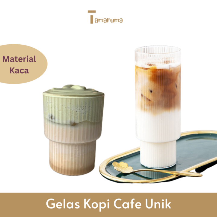 Gelas Kopi Cafe Unik Gelas Aesthetic Korea Gelas Kopi- Tamaruma ...