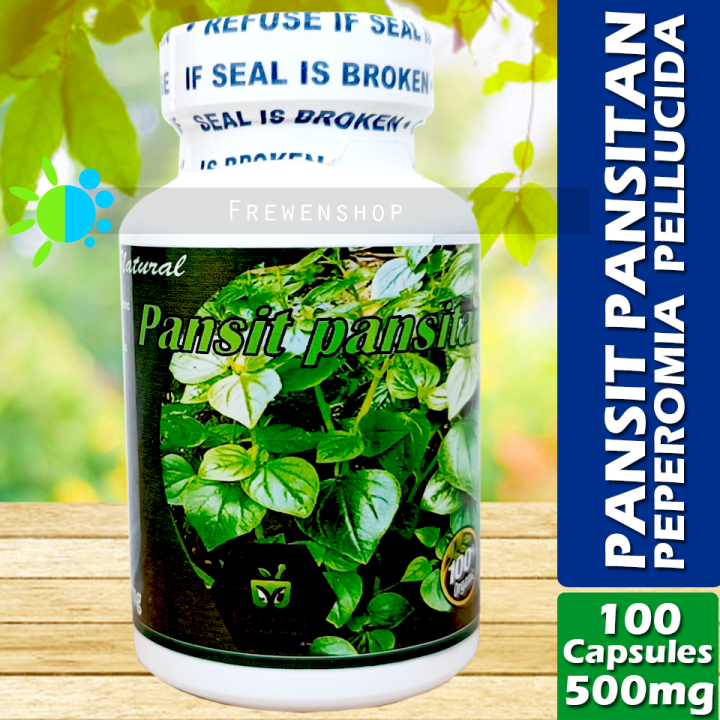 PANSIT PANSITAN PEPEROMIA PELLUCIDA 500mg x 100 Capsules Supplement ...