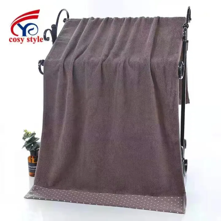 Amor 1 PC Makapal Cotton Material Bath Towel Absorbent Thick Towels 70 ...