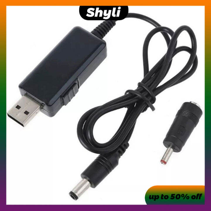 Shyli USB To DC Boost Converter Cable 5V to 9V 12V Adjustable Voltage Volt Led Display | Lazada PH