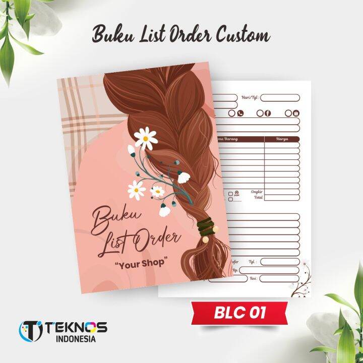 BUKU OLSHOP REKAP PENJUALAN ORDERAN PENGIRIMAN JUALAN LENGKAP CUSTOM A5 ...