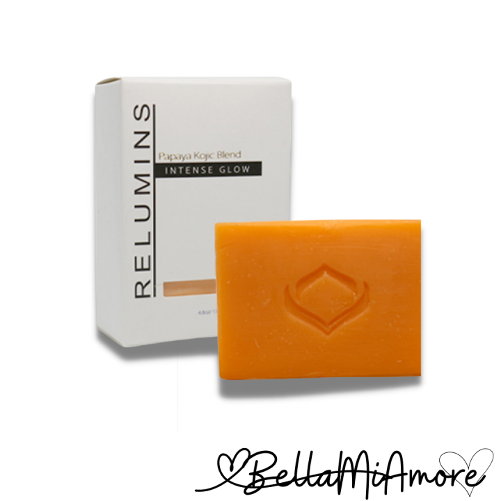 Relumins Intense Glow Papaya Kojic Soap Blend 125g] remove dead skin ...