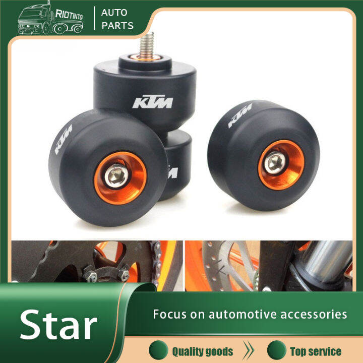RtoMP Motorcycle CNC Front and Rear Frame Sliders for KTM Duke 125 200 ...