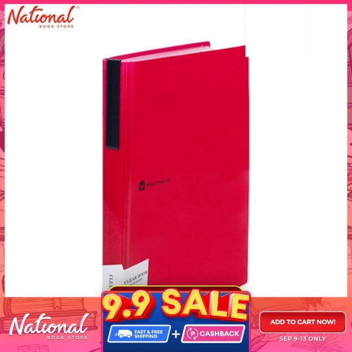 Portfolio Clearbook Fixed P8152T A4 20Sheets, Red | Lazada PH