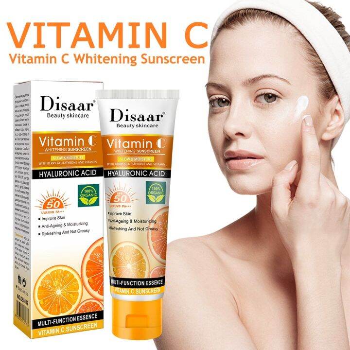 Disaar ครีมกันแดดวิตามินซี ให้ความชุ่มชื้น ป้องกันรังสีSPF50PA ...