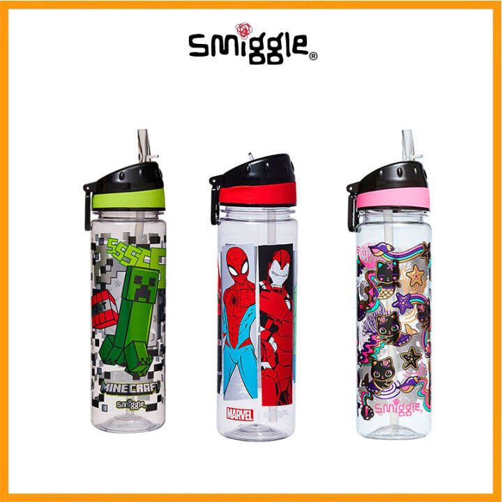 Smiggle MINECRAFT Drink bottle for kids 650ML | Lazada PH