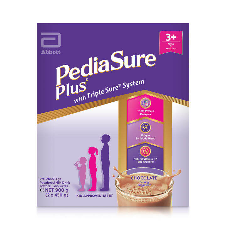 PediaSure Plus 3+ Choco 900g (2x450kg) | Lazada PH
