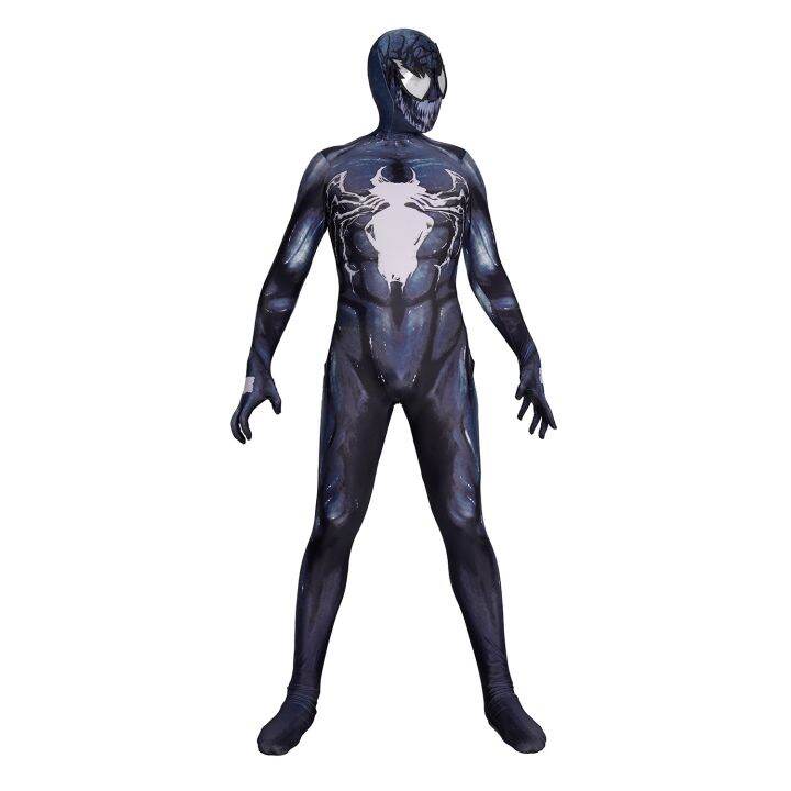 [COD] venom Symbiote spider i-man cosplay jumpsuit costume | Lazada.co.th