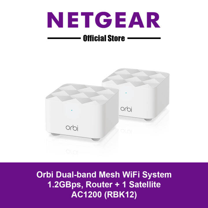 Orbi Dual-band AC1200 Mesh WiFi System (RBK12) | Lazada PH