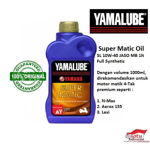 OLI NMAX YAMALUBE SUPER MATIC SESUAI UNTUK YAMAHA NMAX XMAX DLL ...