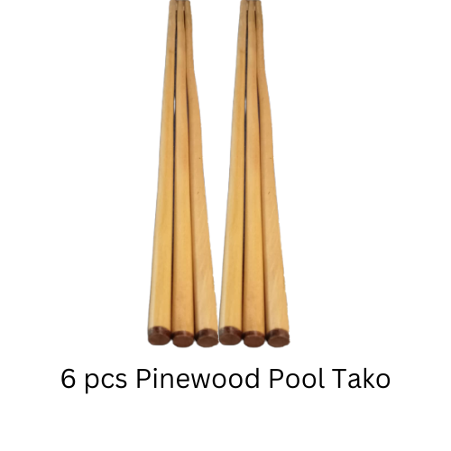 6pcs Pinewood Pool tako [Tako ng pulpulan] Poolan accessories ...