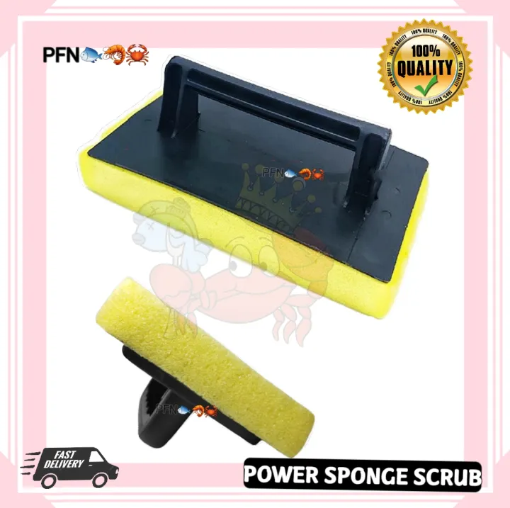 💥READY STOCK💥 POWER PVC SPONGE SCRUB PLASTER TROWEL WITH HANDLE (125mm ...