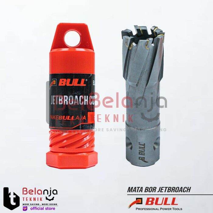 Bull Mata Bor Besi Magnet TCT 20 X 35 MM Jetbroach Annular Cutter 20MM ...