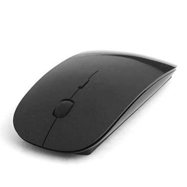 SM Mouse Wireless Optical 1200DPI Super Tipis 2.4G 4 Tombol-Putih ...