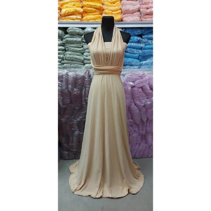 Infinity Dress BEIGE for Kids Teens Adult Plus Doncher12 | Lazada PH