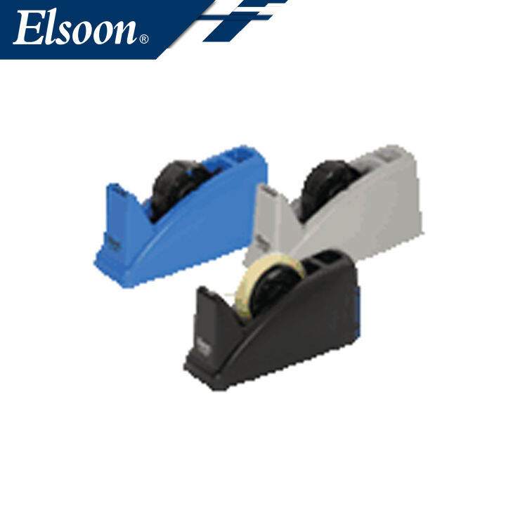 Elsoon Heavy Duty Tape Dispenser With Pen Holder in Assorted Colors ...