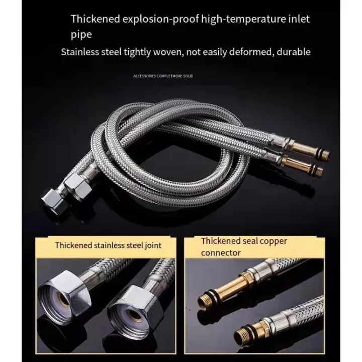 Steel braided pointed pipe countertop washbasin kitchen dish basin ...