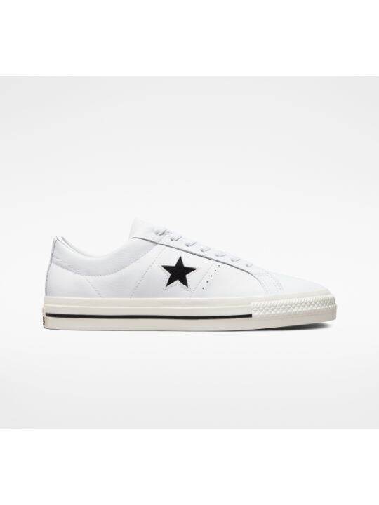 Converse One star pro leather ox white | Lazada.co.th