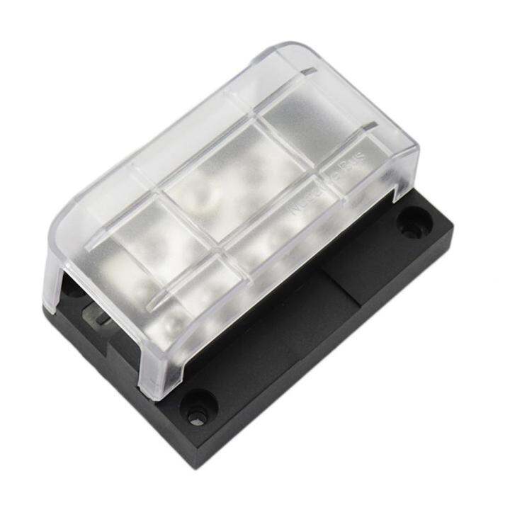 Vodool DC32V 100A Car Marine 12 Way Negative Bus Bar Modular Power Distribution Block Terminals ...