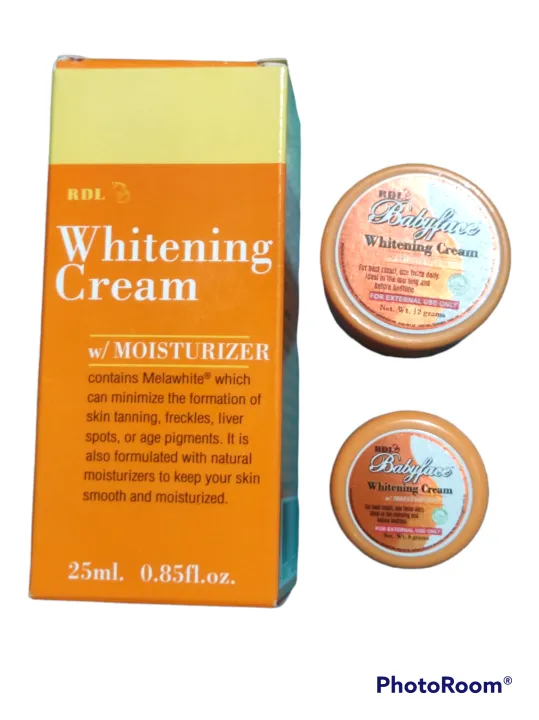 [ORIGINAL] RDL WHITENING CREAM W/MOISTURIZER -25ML,12G & 6G | Lazada PH