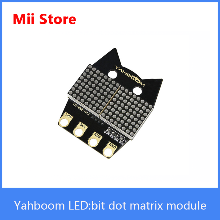 Yahboom 8*16 green BBC microBit Programming Electronics Lattice Screen led dot matrix module ...